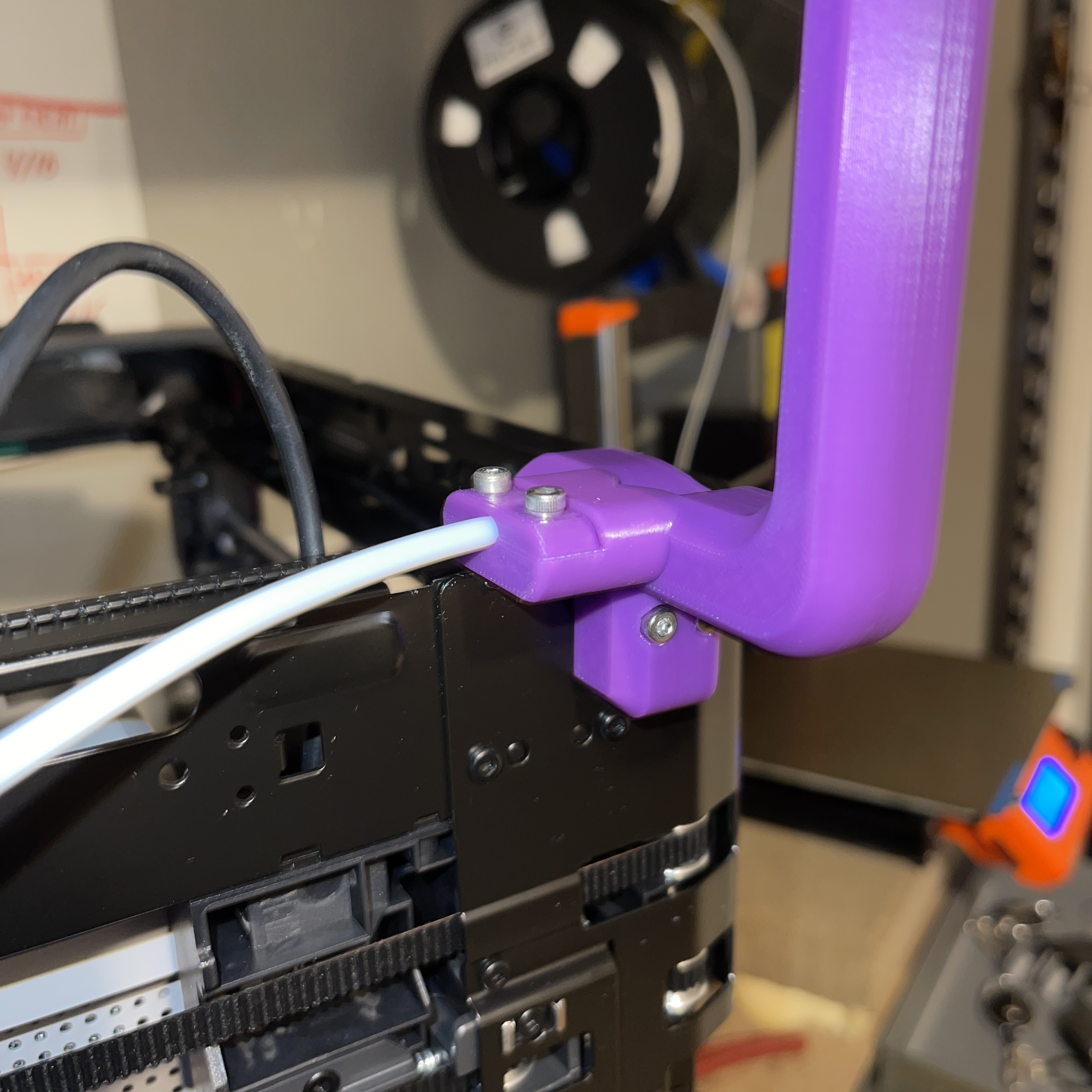 Filler-compatible Top Filament Spool Holder for BambuLab P1P by John ...