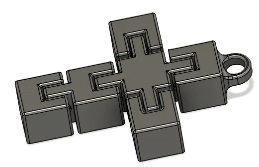 Cross Keychain by OpenDelta | Download free STL model | Printables.com