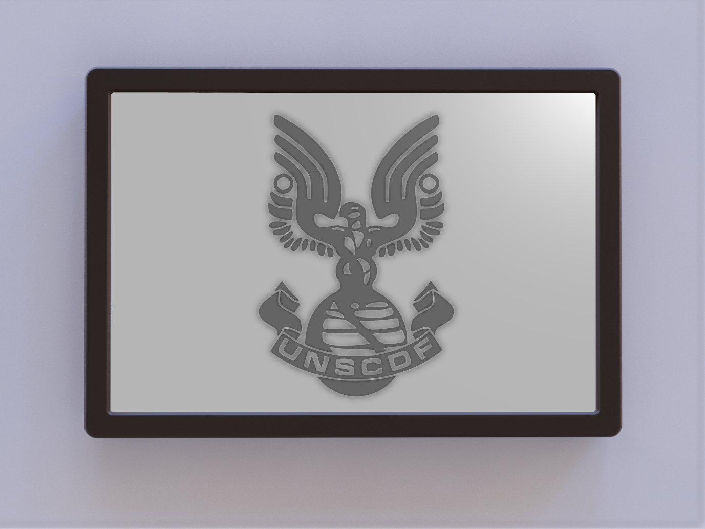 Halo UNSCDF Logo Wall Art by Ken Mills | Download free STL model ...