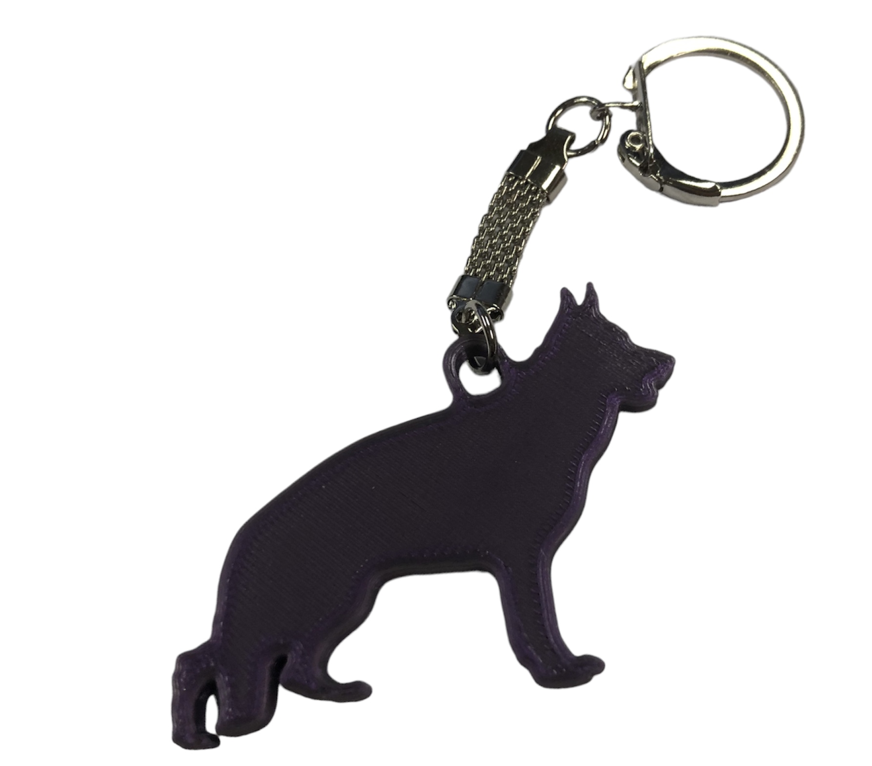 German shepherd keychain by Dash | Download free STL model | Printables.com