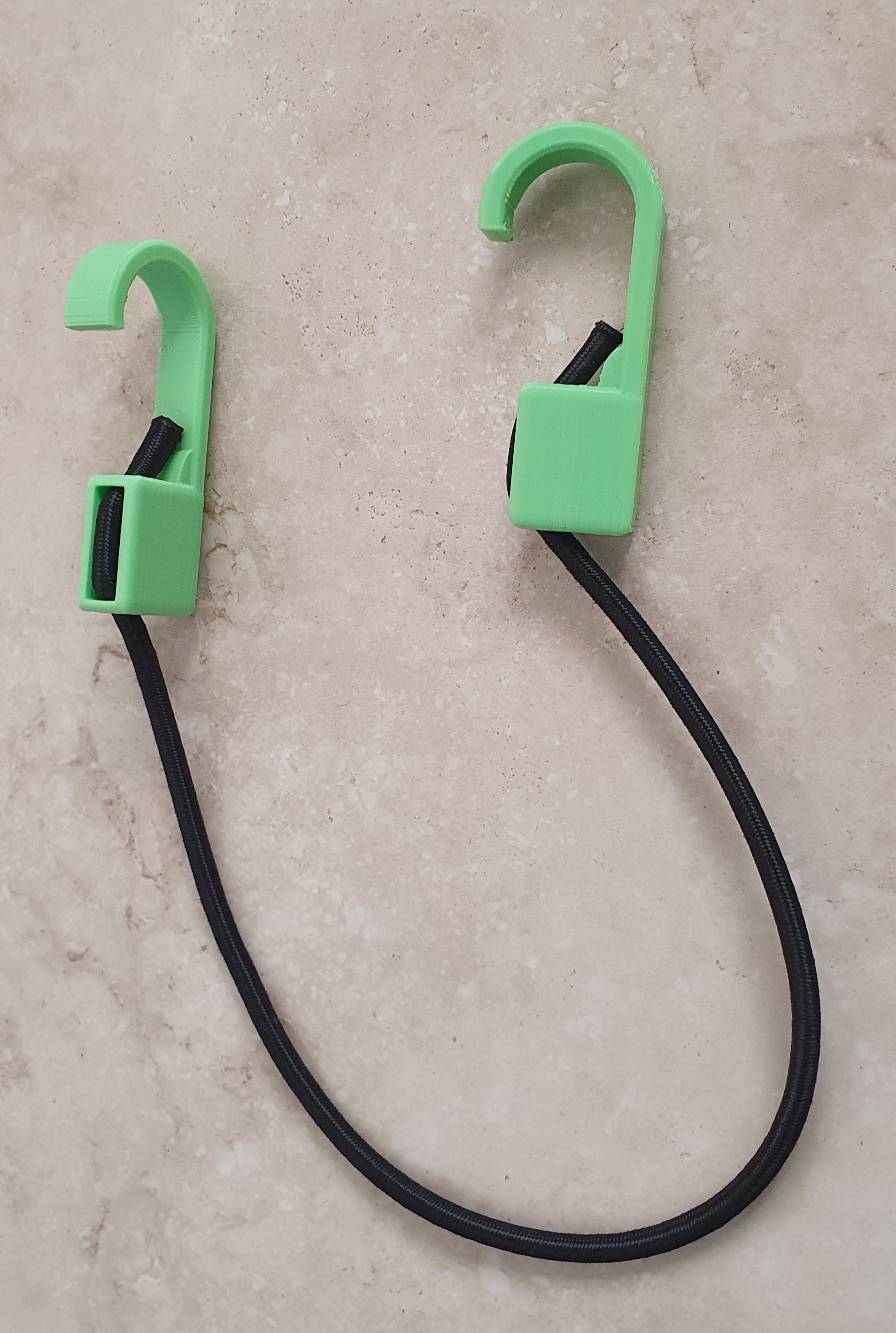 Bungee Cord Hook with Fastener by maxv | Download free STL model ...