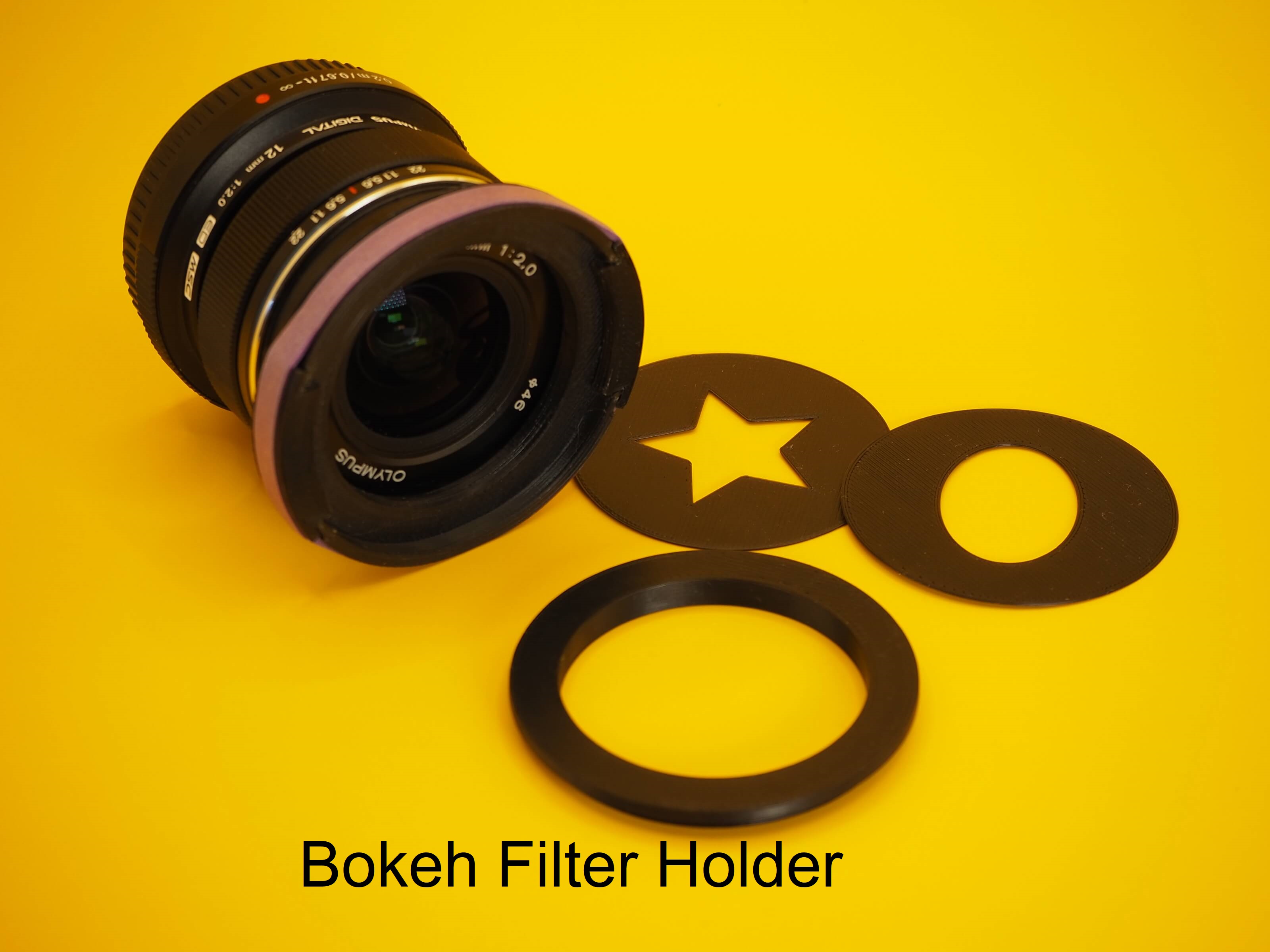 Bokeh Filter Holder (for QuickFilter system) by Highrise Workshop | Download free STL model ...