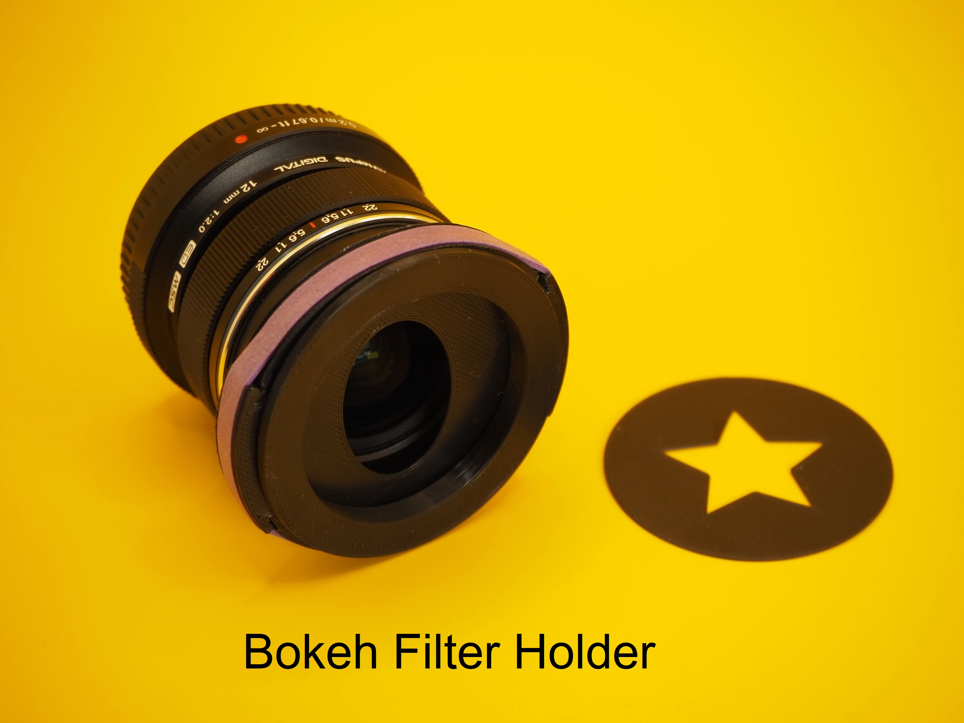 Bokeh Filter Holder (for QuickFilter system) by Highrise Workshop | Download free STL model ...