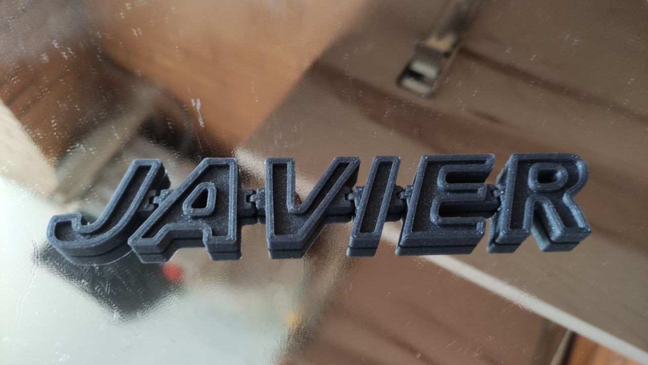 keychain articulated name JAVIER by Ljhtom (Javier Hernando) | Download ...