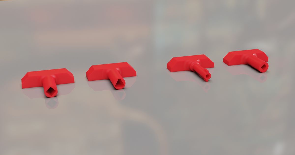 Triangular Universal Key for Water and Gas Meter Boxes by Lune Design ...