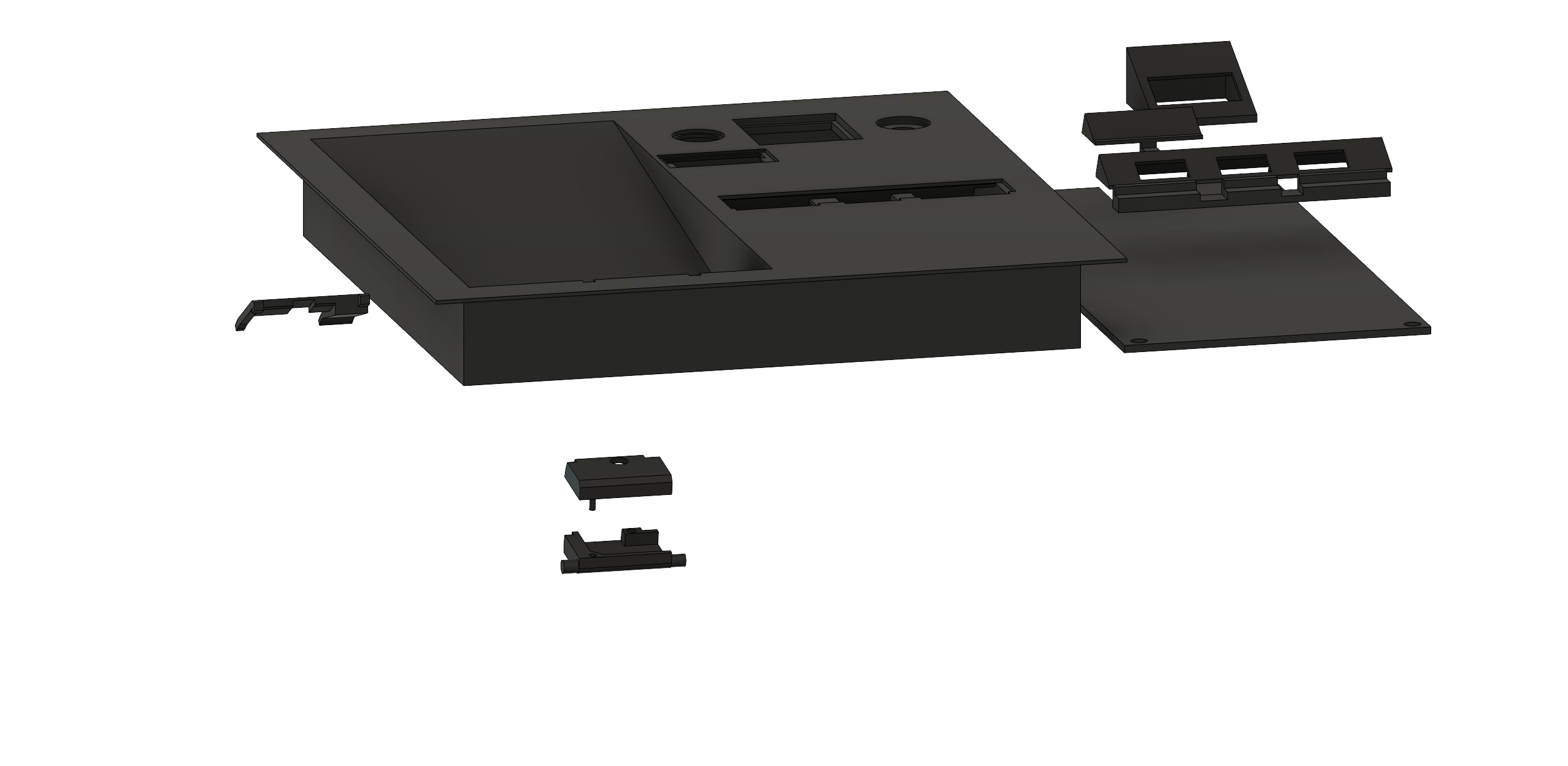 Embedded docking station and led control in your desk by Quibi ...