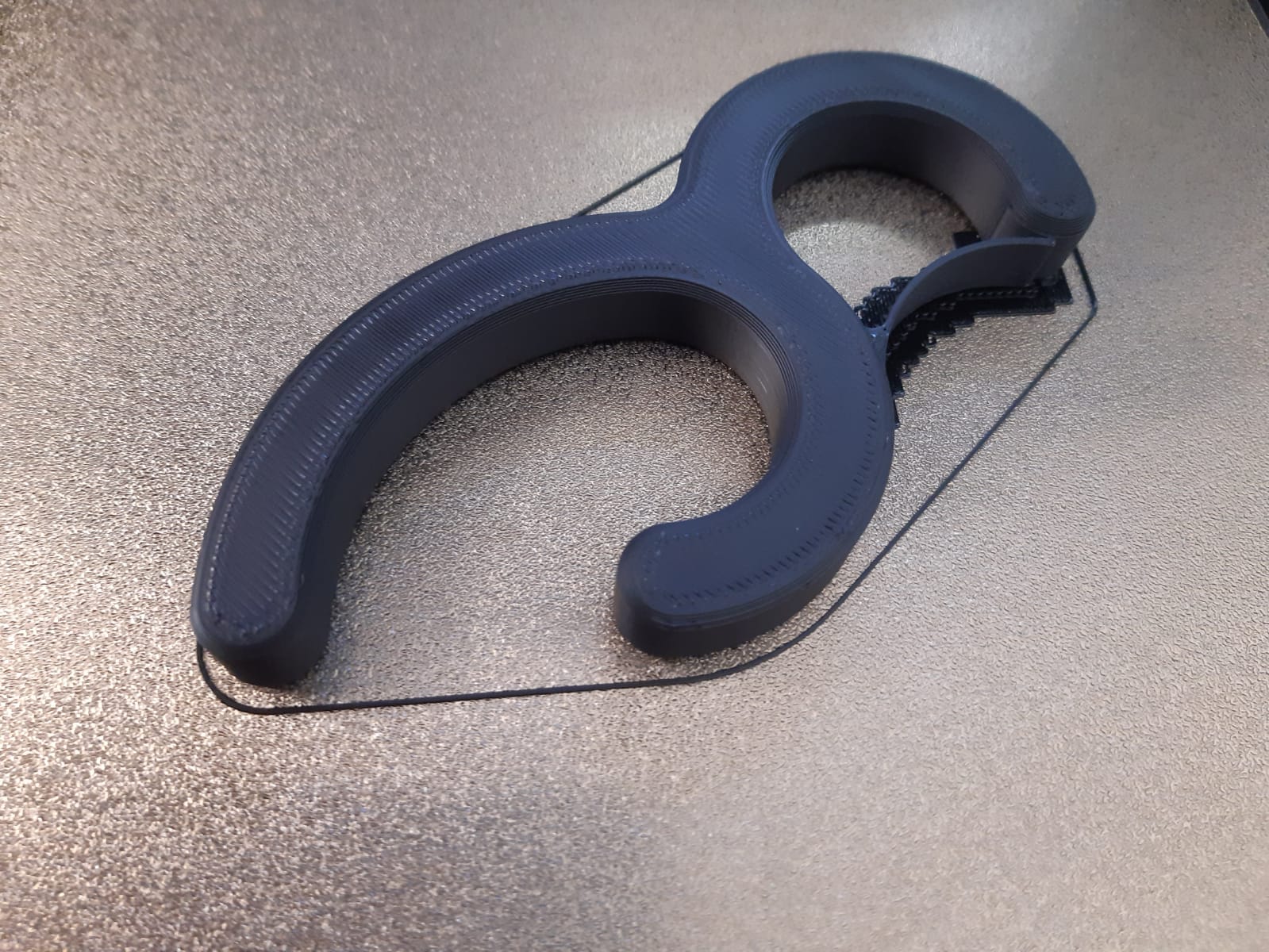 fibonacci hook with carabiner by pflotschhoger | Download free STL ...