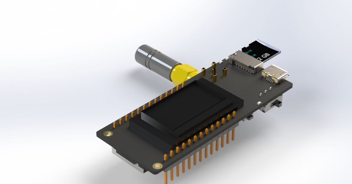 TTGO lora32 T3 v1.6.1 by Emiel | Download free STL model | Printables.com