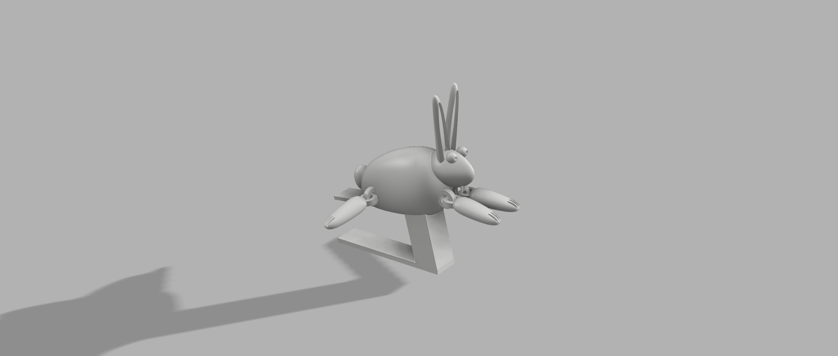 Jumping crazy rabbit (flexi parts) by Marek969696 | Download free STL ...