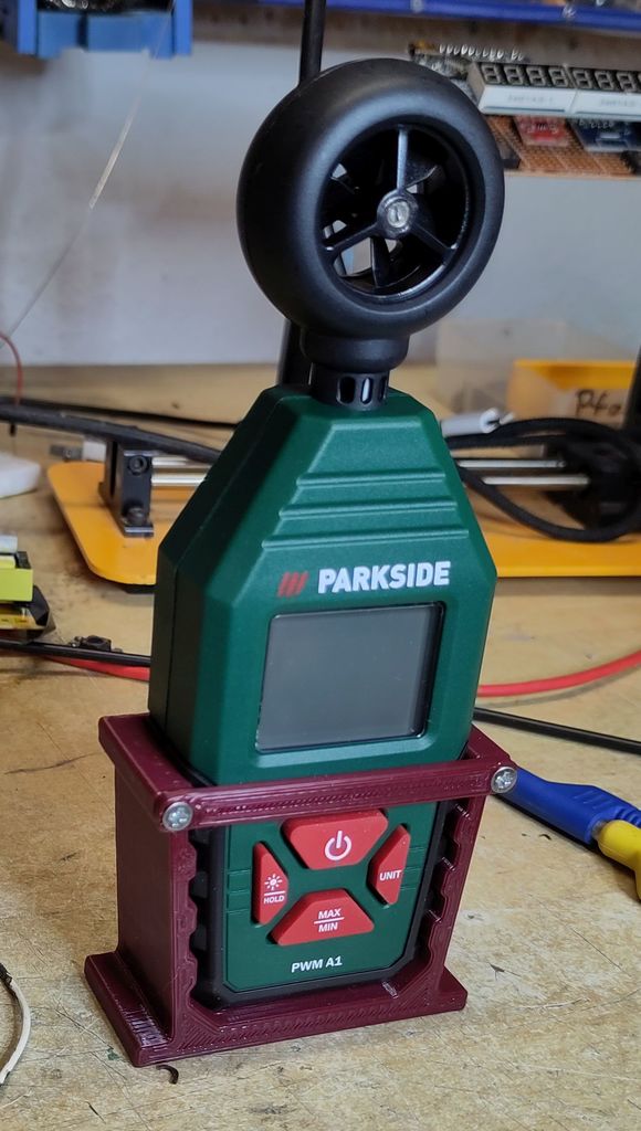 Parkside PWM A1 Anemometer tripod adapter and holder by BogusF ...