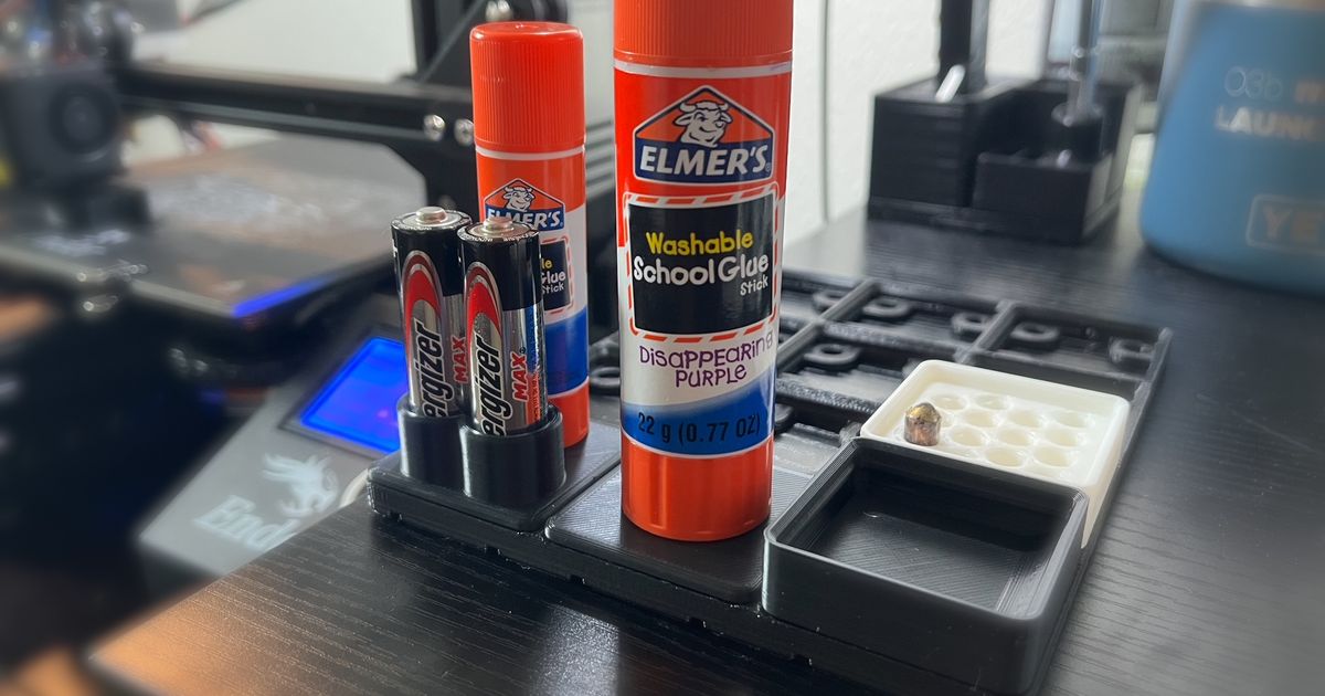 Gridfinity - Large Glue Stick Stand by Xander | Download free STL model ...