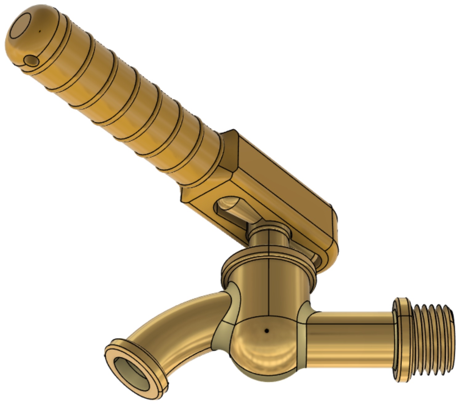 Water Tap Handle Extender Helper by jeepers01 | Download free STL model ...