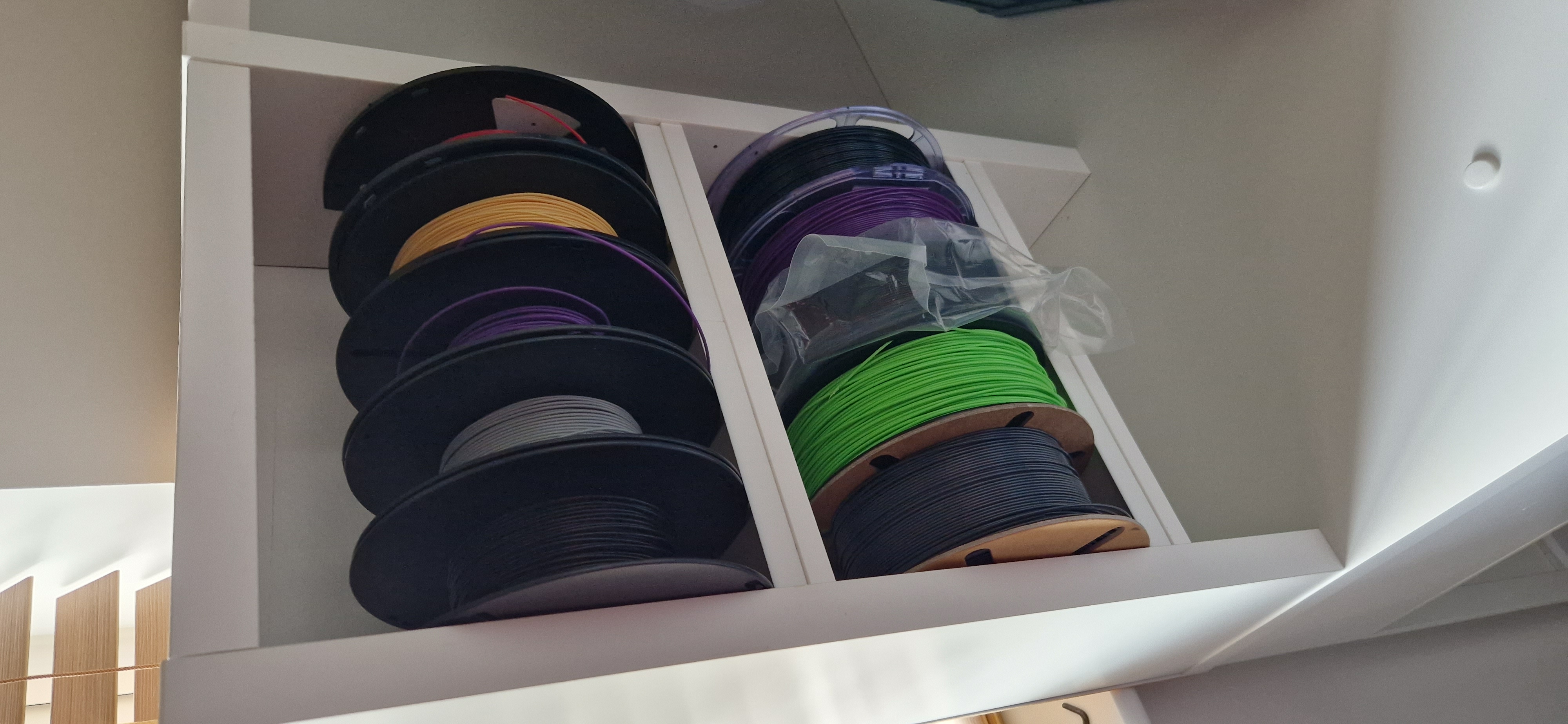 MICKE Corner Desk Shelf Spool Stop by DannyBear | Download free STL ...