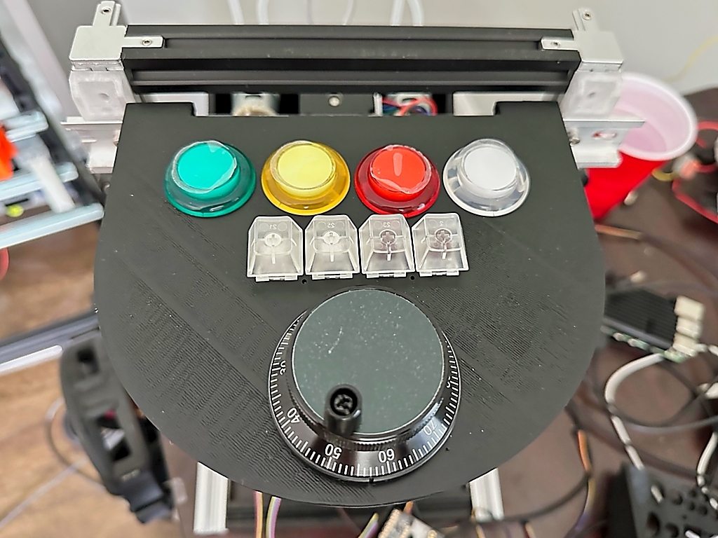 Din Rail mounted control panel with a rotary encoder by ...