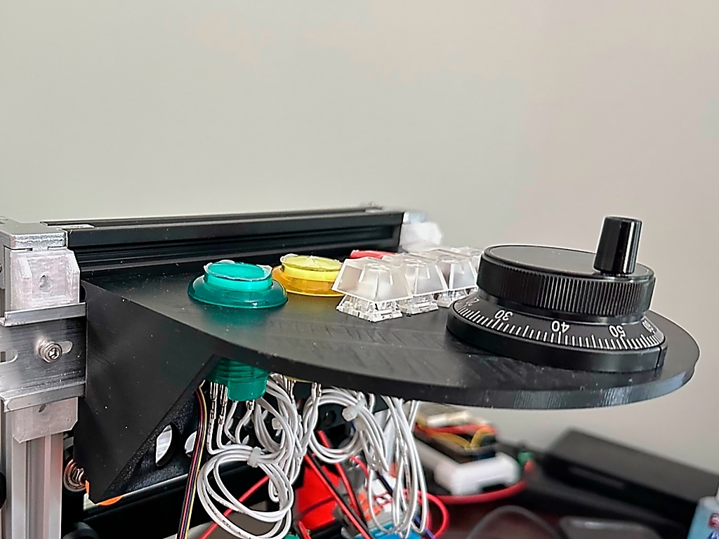 Din Rail mounted control panel with a rotary encoder by ...