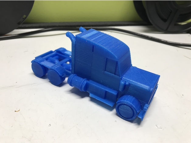 Semi truck par Erick Palka | Téléchargez gratuitement un modèle STL ...