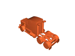 Semi truck by Erick Palka | Download free STL model | Printables.com