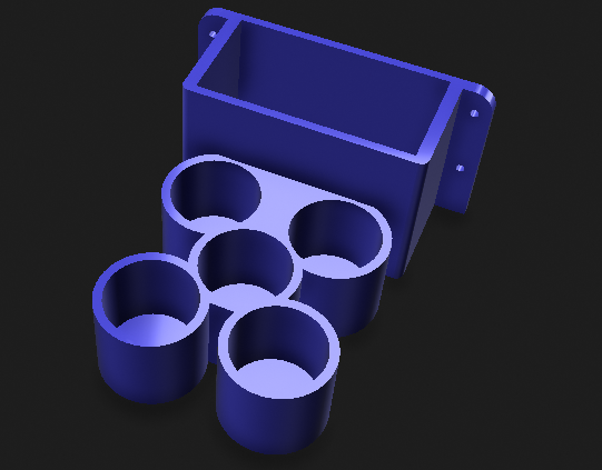 Whiteboard pen and eraser holder by Philament | Download free STL model ...