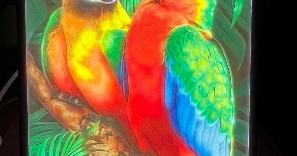 Bambu Color Litho Sample Prints by Pattern to Print | Download free STL ...