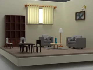 3D Room by Anastasiaks | Download free STL model | Printables.com