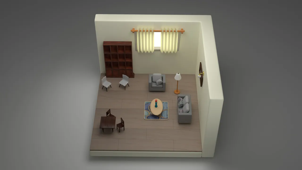 3D Room by Anastasiaks | Download free STL model | Printables.com
