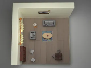 3D Room by Anastasiaks | Download free STL model | Printables.com