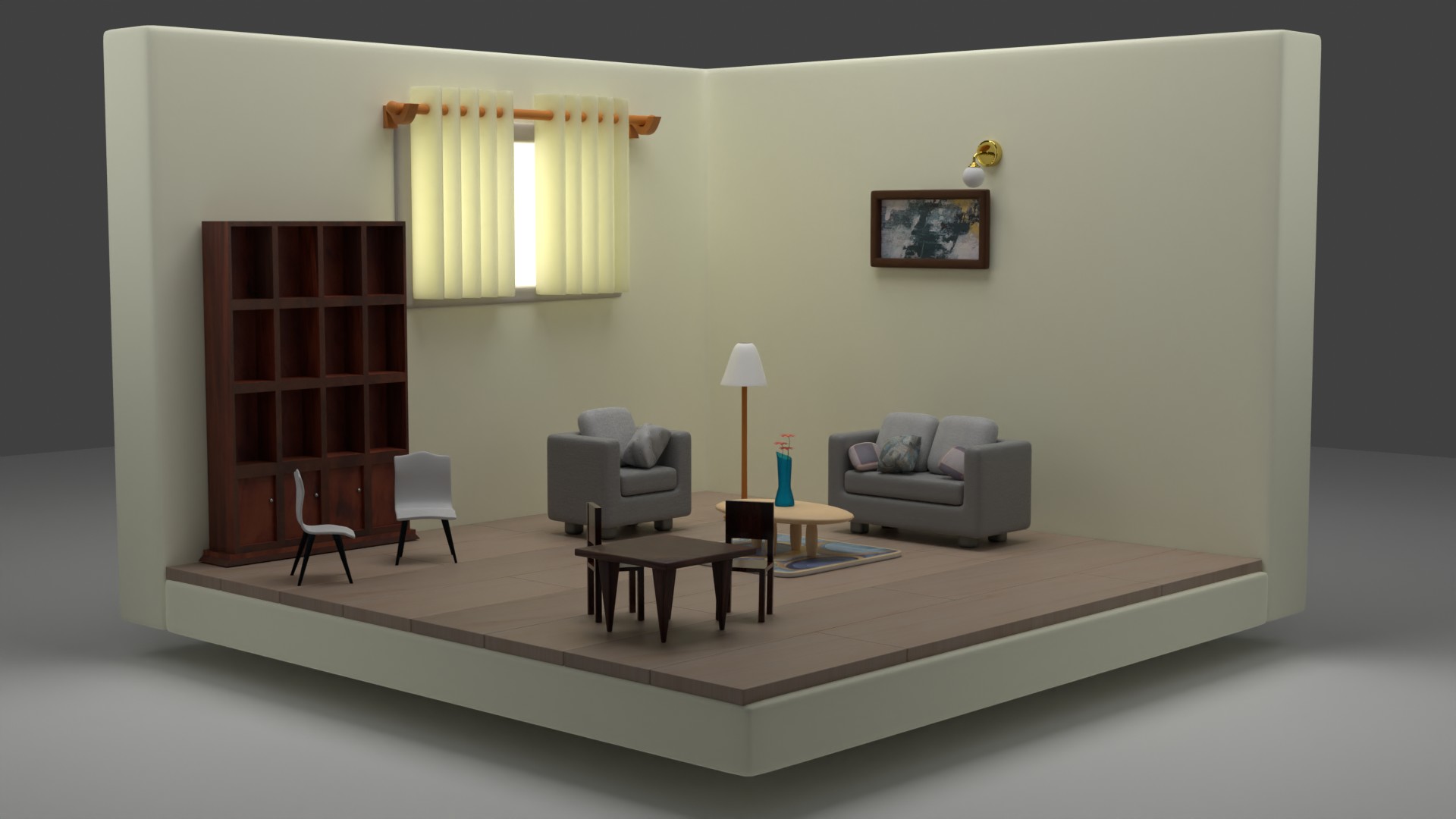 3D Room by Anastasiaks | Download free STL model | Printables.com