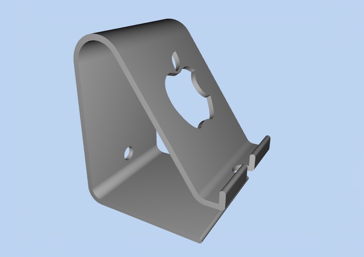 Apple iPhone holder by Maverick28 | Download free STL model ...