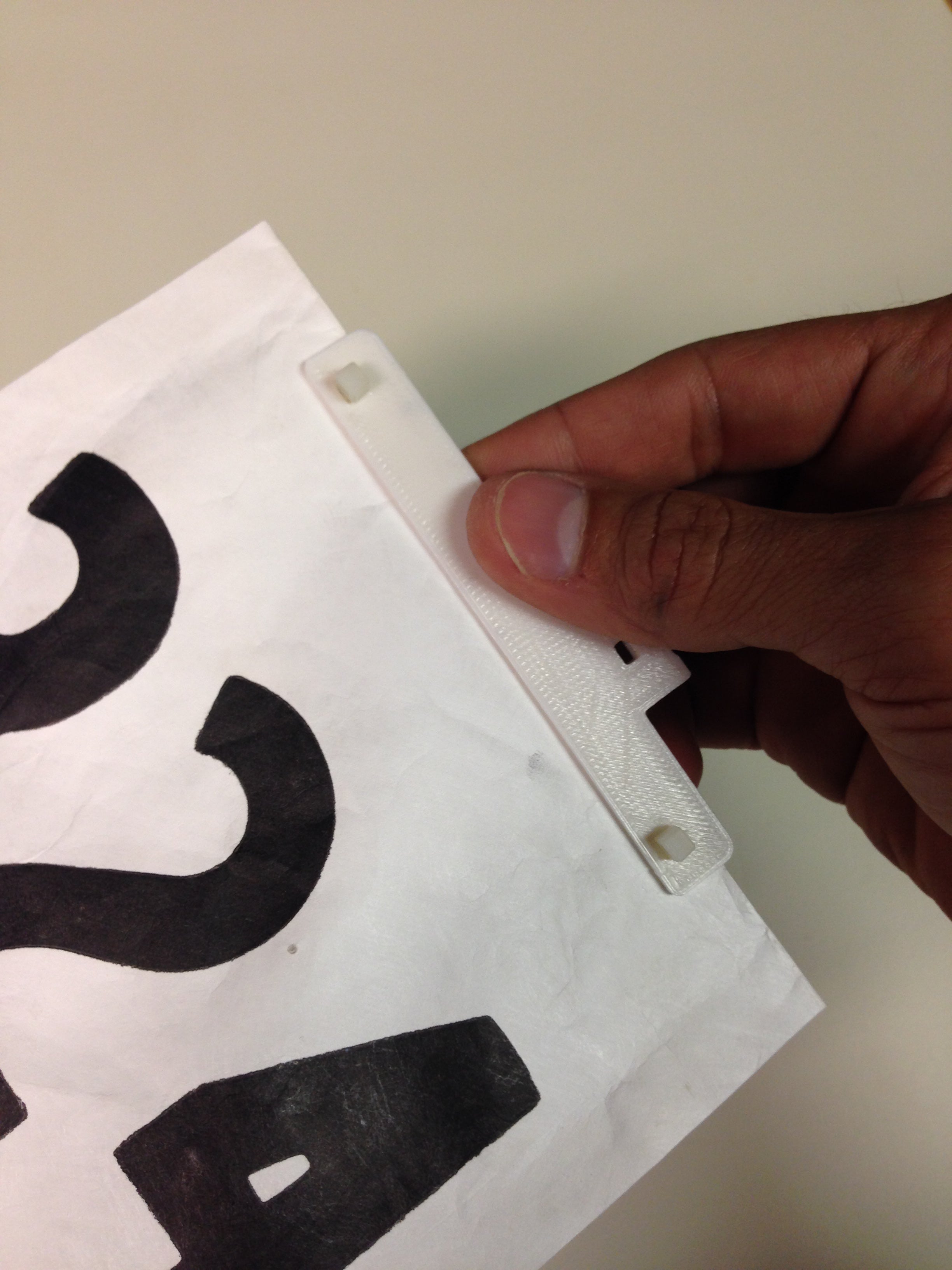 Triathlon Bike Number Mount by MatthewGTaylor | Download free STL model ...