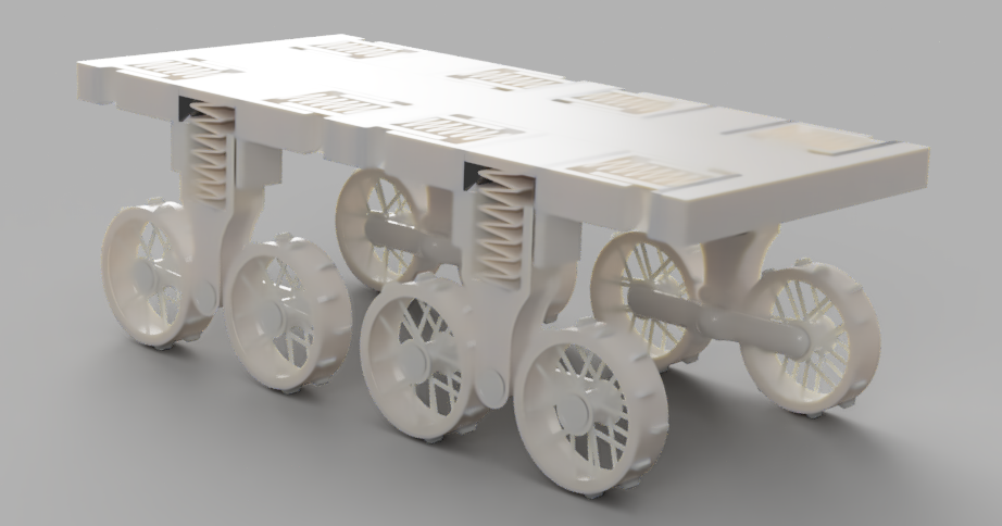 Fully flexible Moon rover by Dizzy | Download free STL model ...