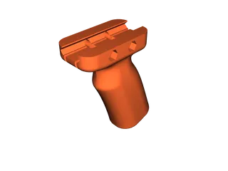 Stubby Worker style angled forgrip by Ex-Pigeons | Download free STL ...