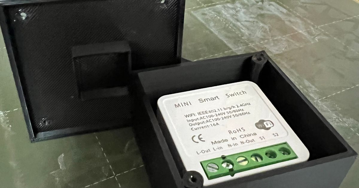 Box for MINI smart Switch WiFi by Daniel Onescu | Download free STL ...