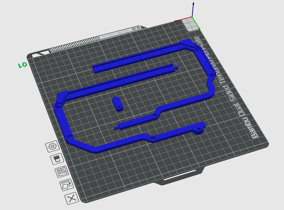 BambuLab P1P - ARC Enclosure - rear panel - easy opener by Chris vK ...