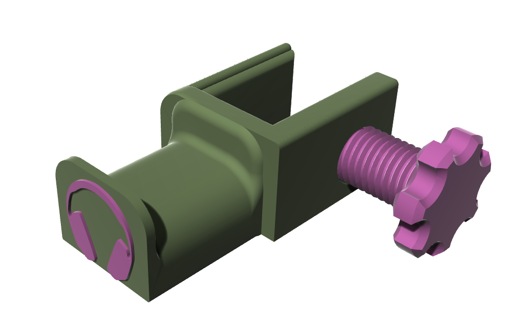 Headphone Holder Clamp Monitor by Senelis910 | Download free STL model ...