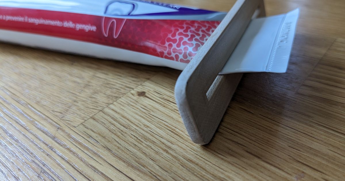 Minimal toothpaste squeezer by Andrea Fontana | Download free STL model ...