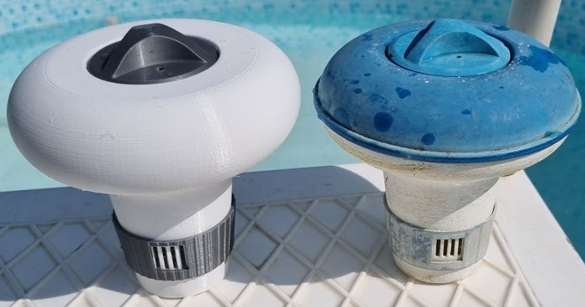 Pool float for chlorine por Lukáš Holoubek | Descargar modelo STL ...