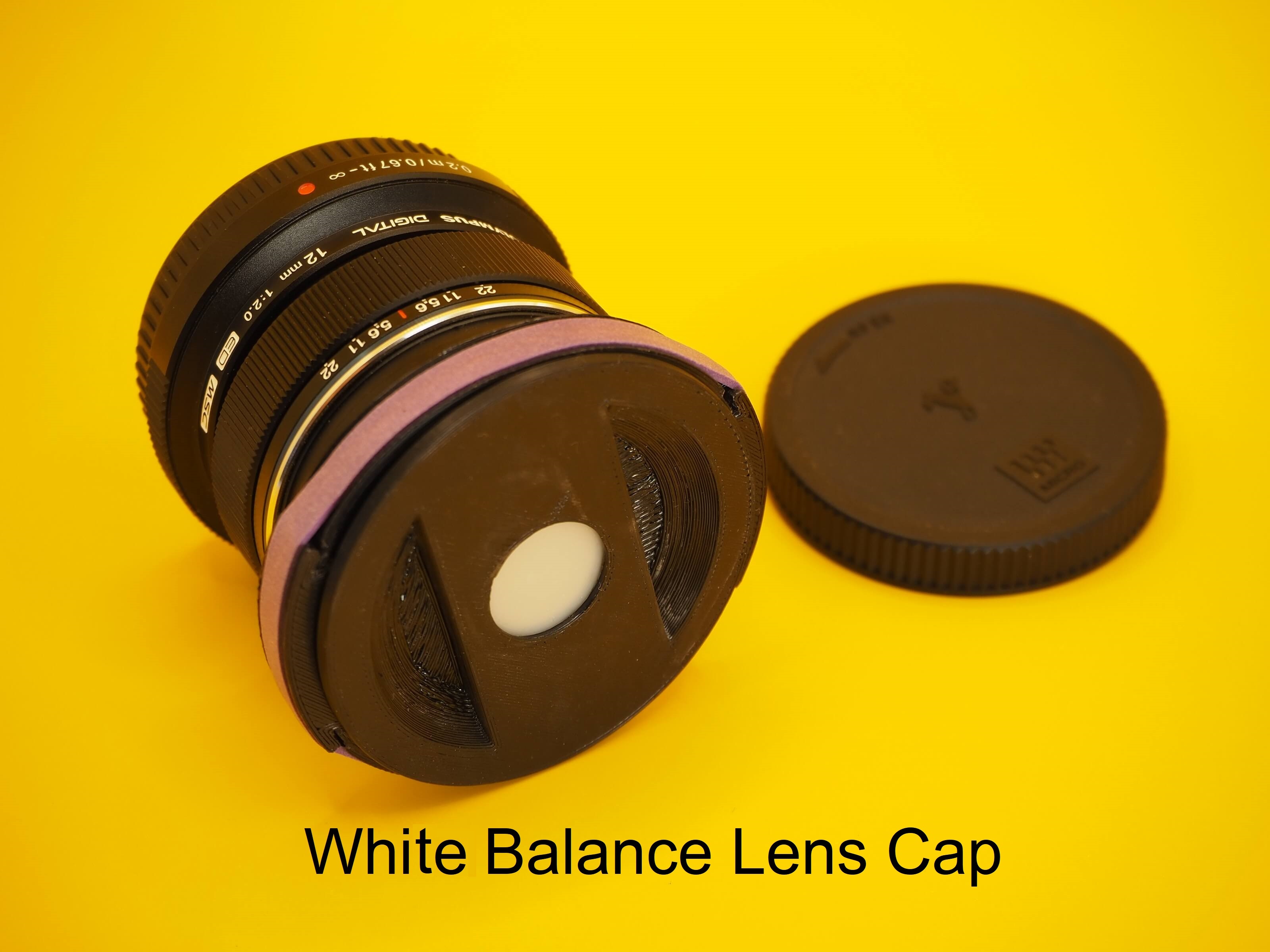 White Balancing Len Cap (for QuickFilter system) by Highrise Workshop ...
