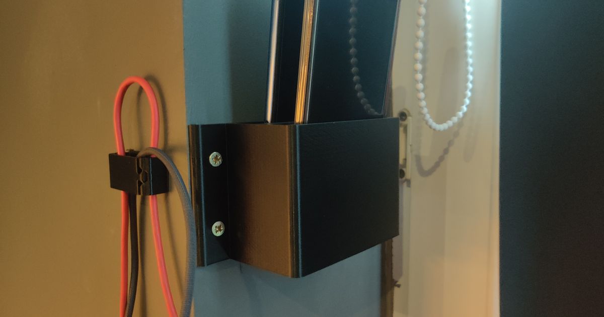 Double Phone Pocket - wall mounted storage for multiple phones by ...