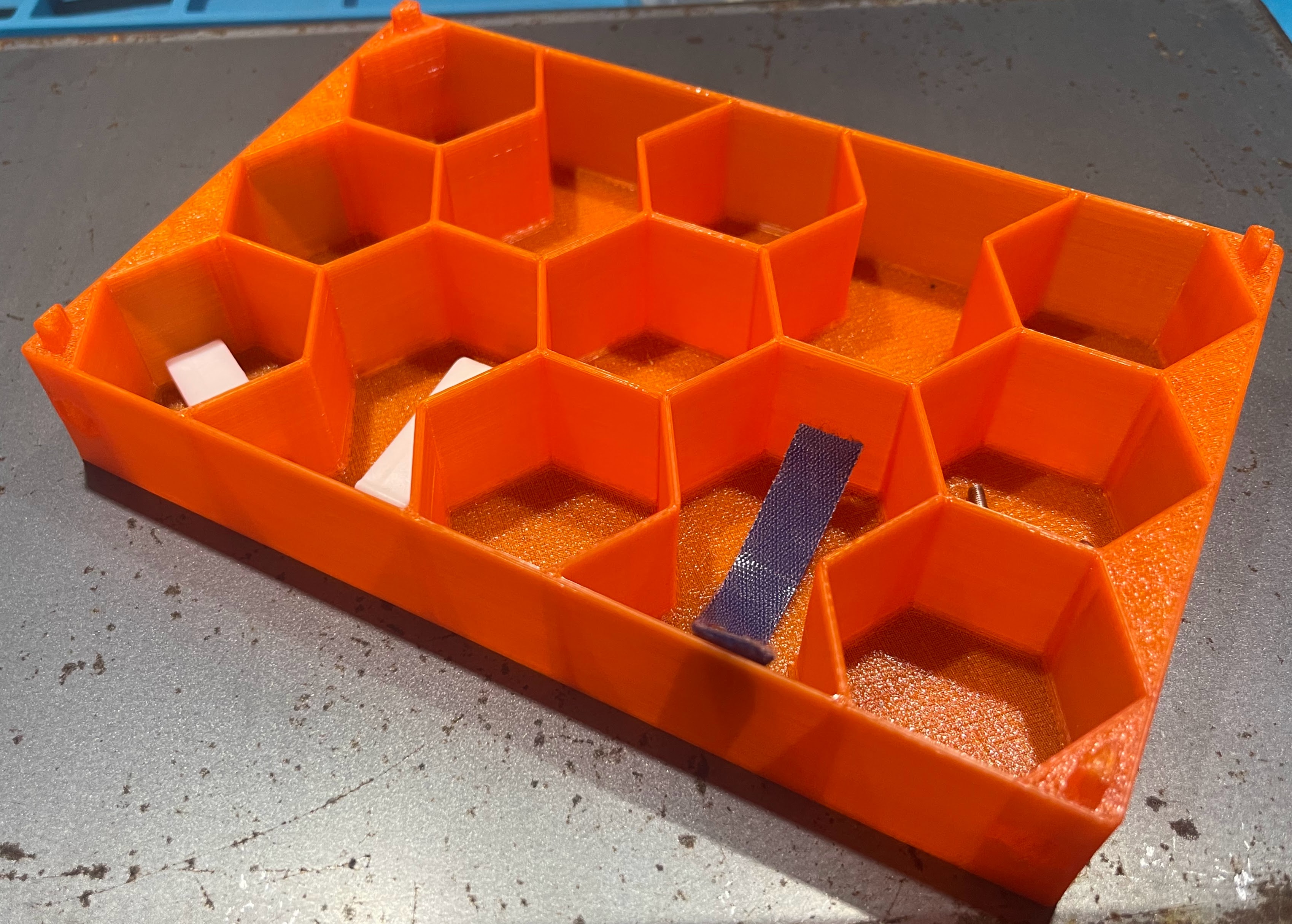 Hexagon sorting tray by Drumagoo | Download free STL model | Printables.com