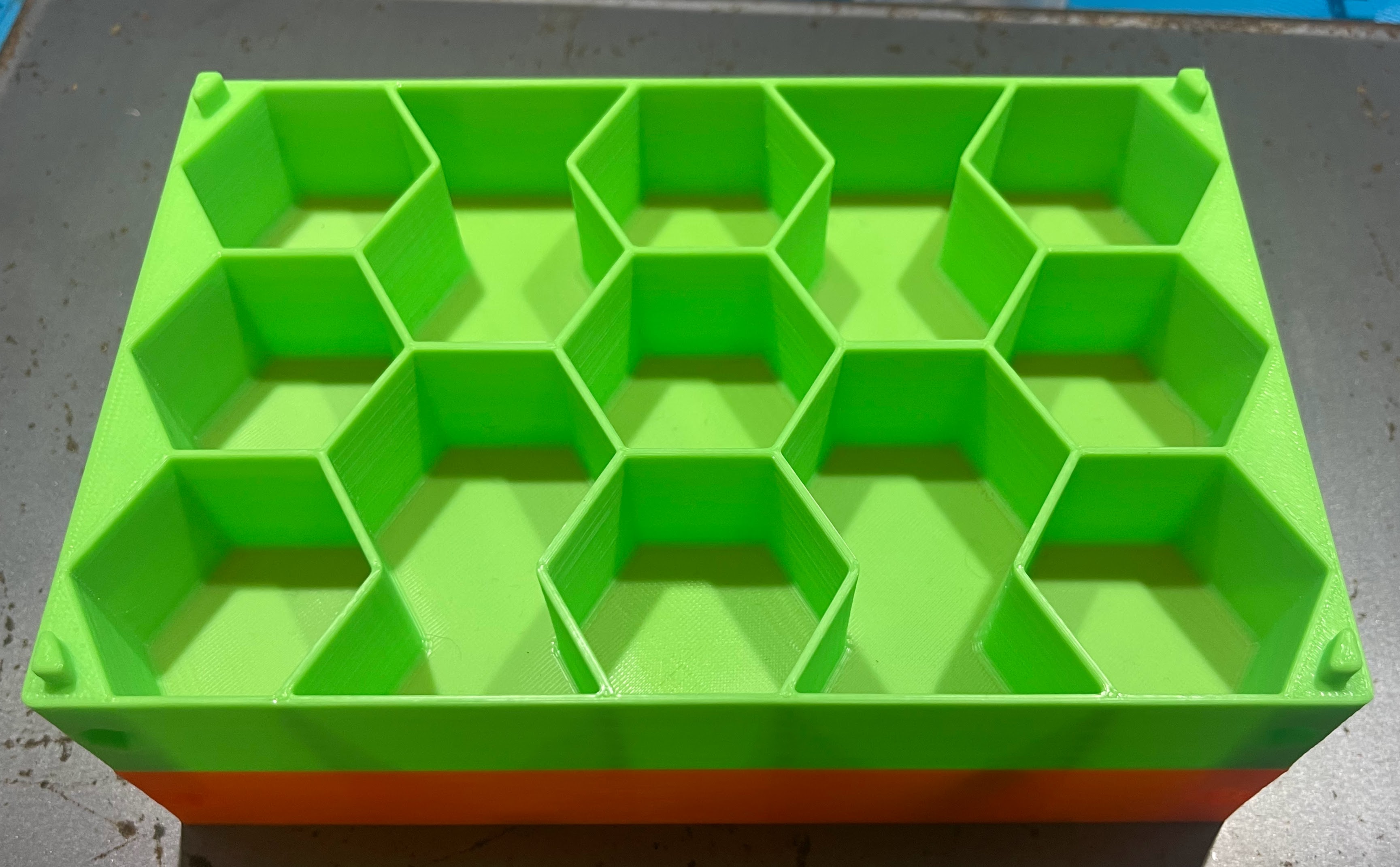 Hexagon sorting tray by Drumagoo | Download free STL model | Printables.com