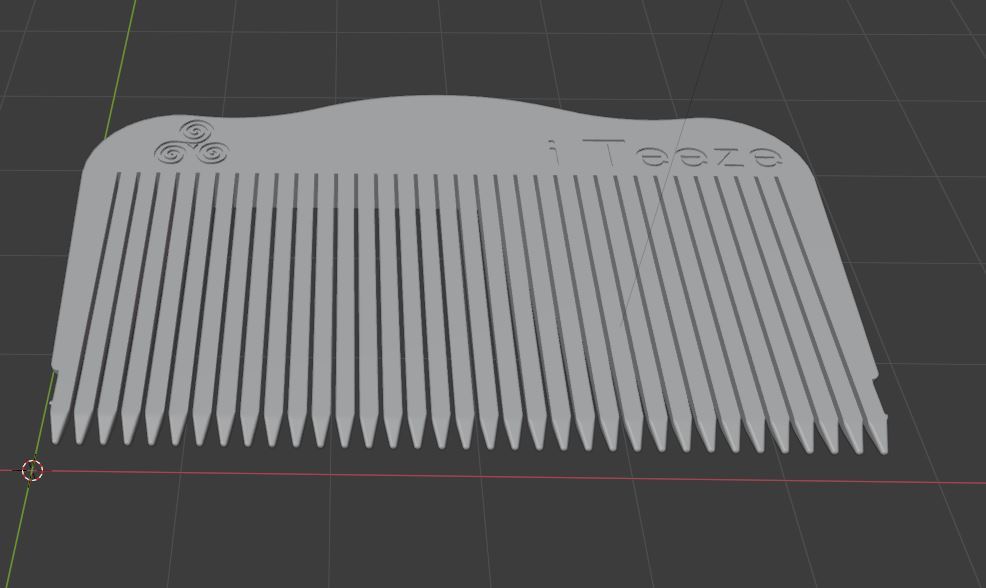 Teasing Comb | Clipper Comb by HairNerd | Download free STL model ...