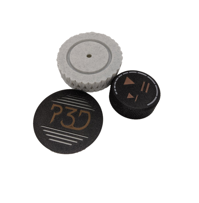 Media control volume knob - Knurled knob by POLEASY Impression 3D | Download free STL model ...