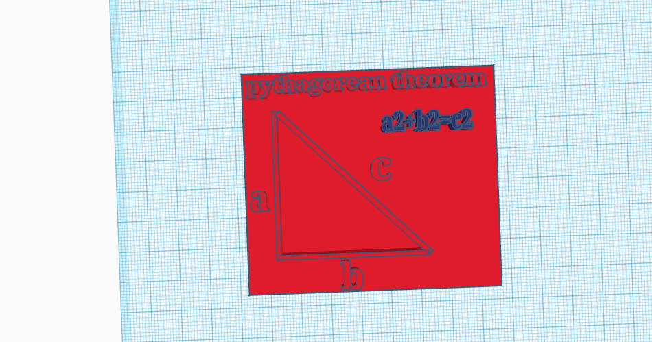 pythagorean theorem by Jonathan | Download free STL model | Printables.com