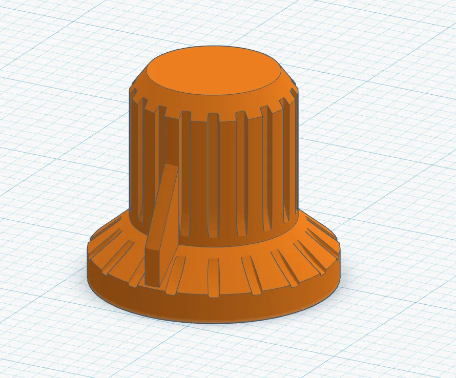 Potentiometer knob 6mm by Bartosz Niedziałkowski | Download free STL ...