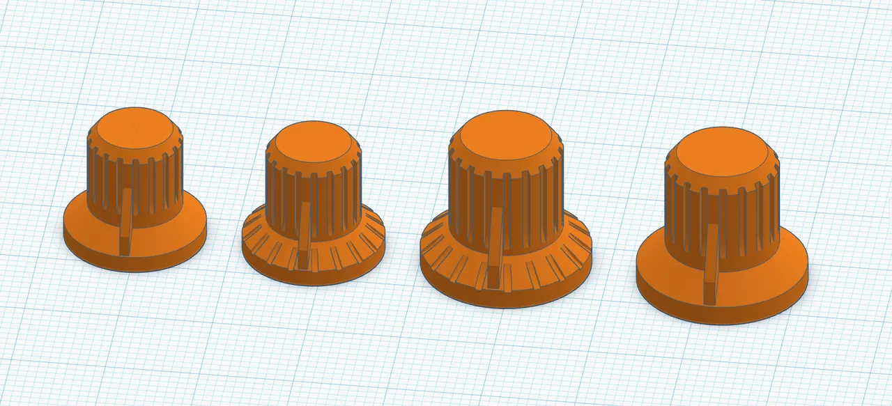 Potentiometer knob 6mm by Bartosz Niedziałkowski | Download free STL ...