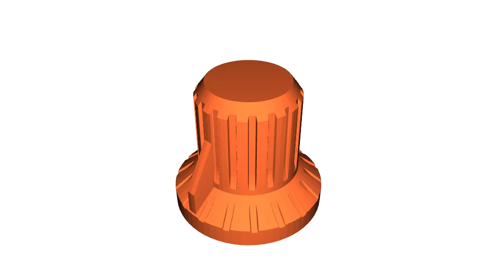 Potentiometer knob 6mm by Bartosz Niedziałkowski | Download free STL ...