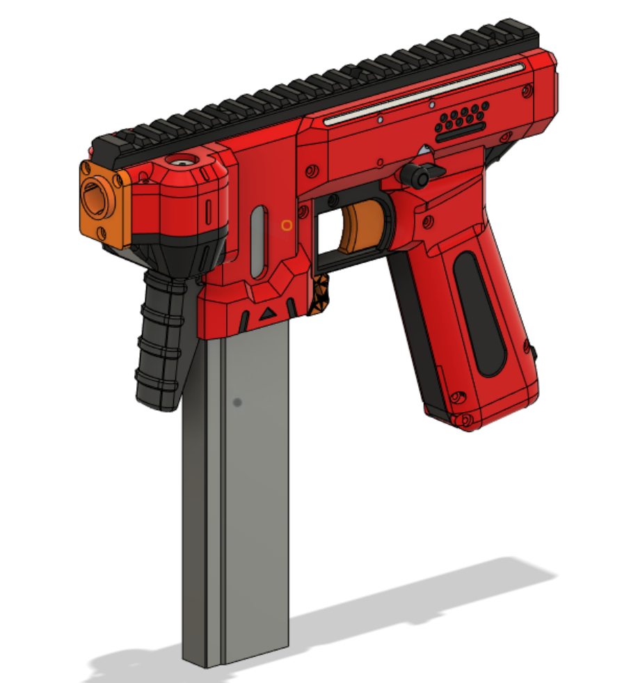 Shirdal P4 V2 (Nerf Gryphon Remix) by Skwiggums | Download free STL ...