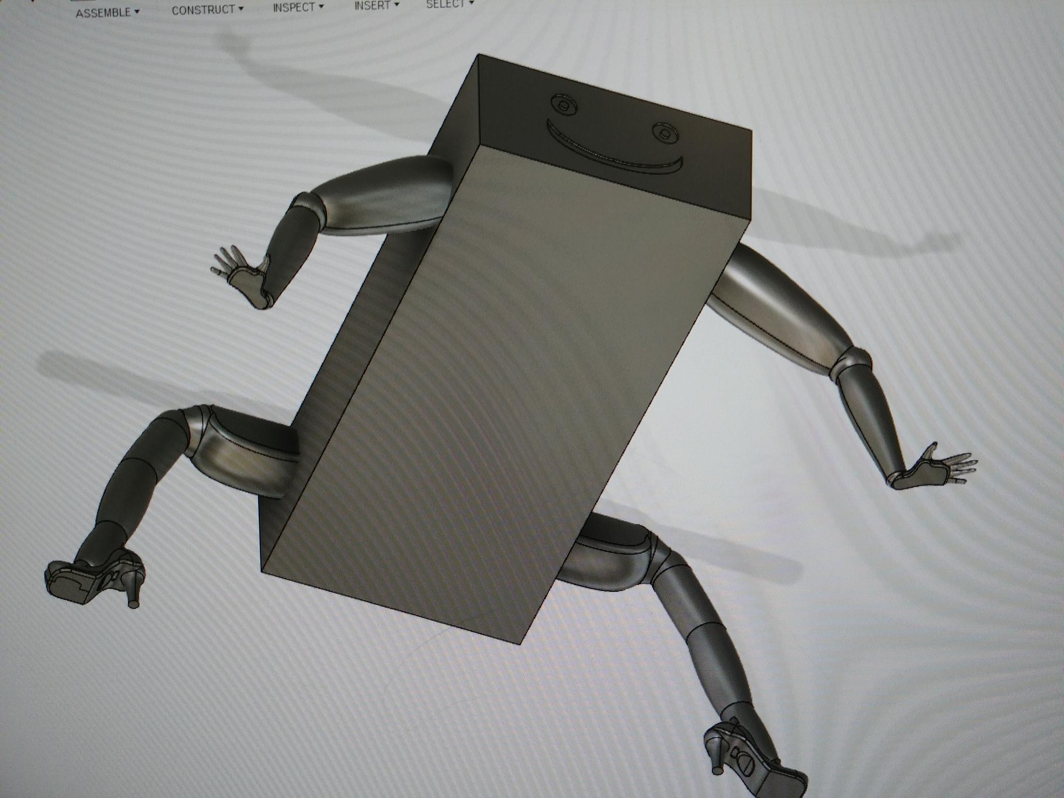 Memory chip holder with legs by Jane Doe | Download free STL model ...