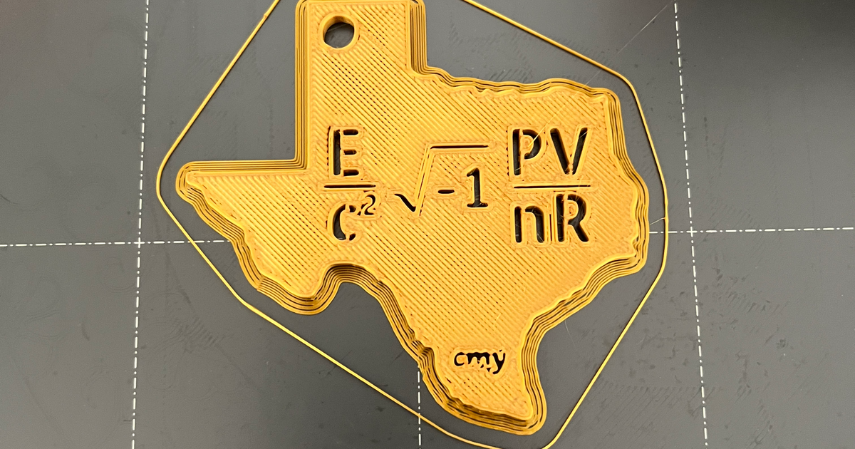 MIT on Texas keychain by cmyee | Download free STL model | Printables.com
