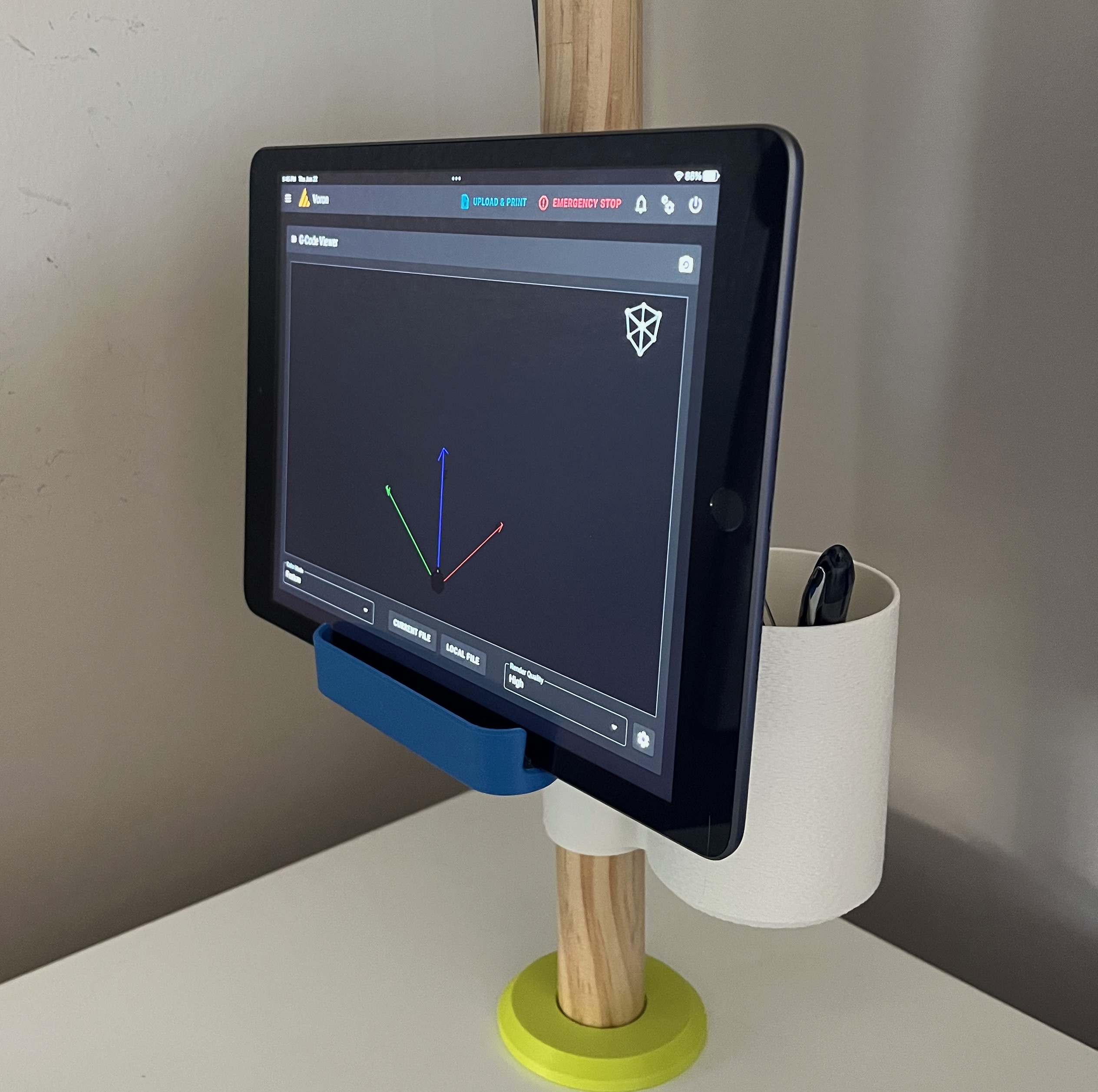 Canopy - Desk Accessory Stand by bjamdesign | Download free STL model ...